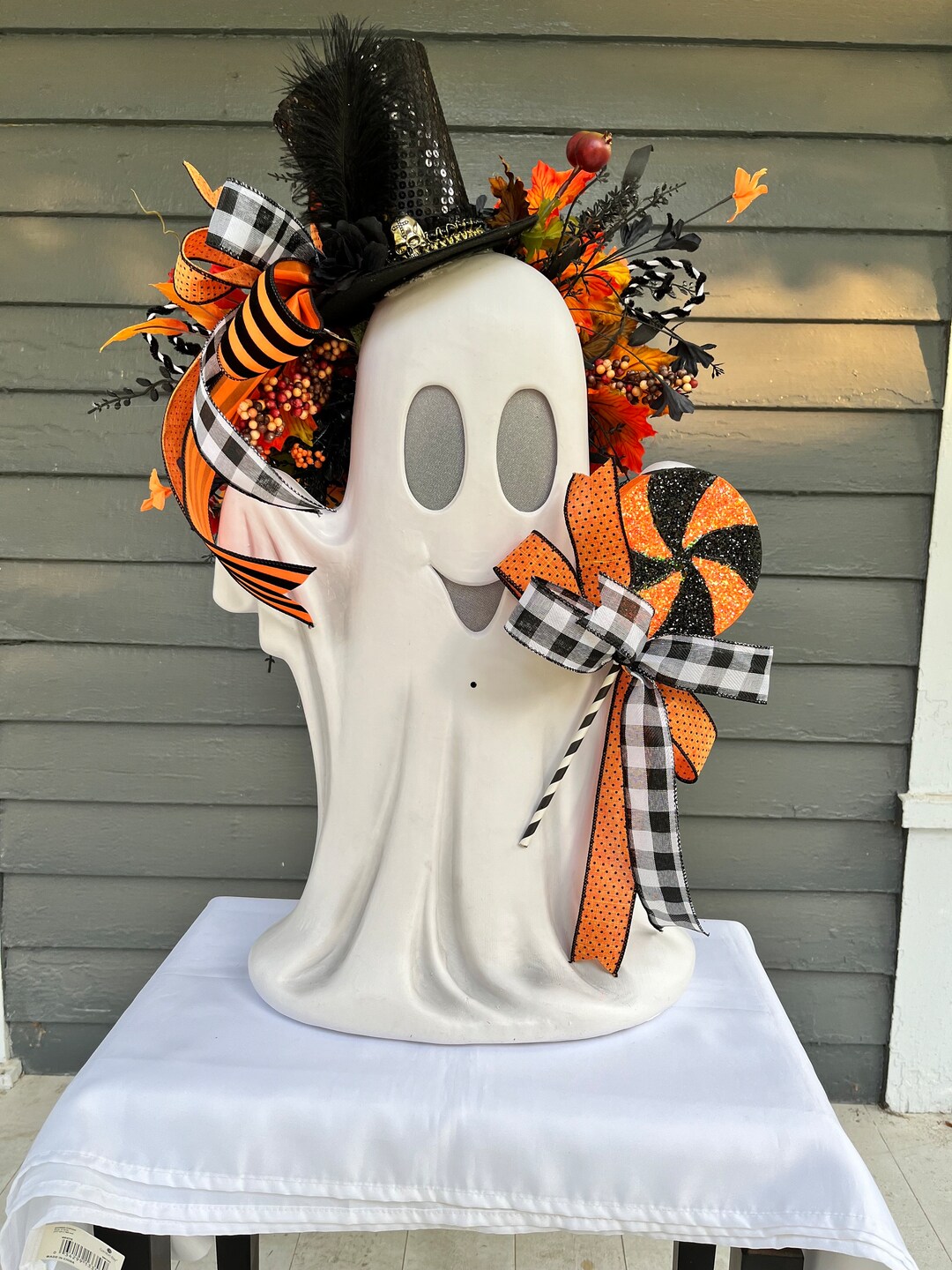 Ghost, Halloween Ghost, Halloween Decor, Falloween Centerpiece ...