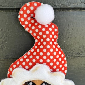 Santa Wreath Attachment, Wreath Attachment, Christmas Wreath, Santa ...