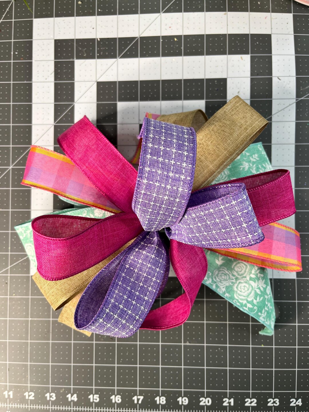 Butterfly, Monarch Butterfly Bow, Summer Tree Topper Bow, Wired Ribbon ...