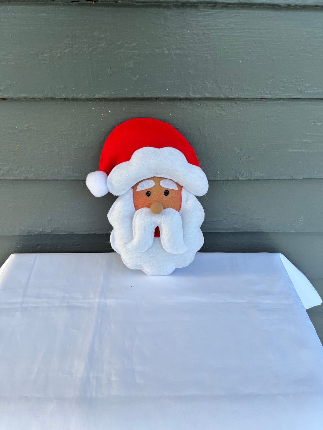 Santa Wreath Attachment, Wreath Attachment, Christmas Wreath, Santa ...