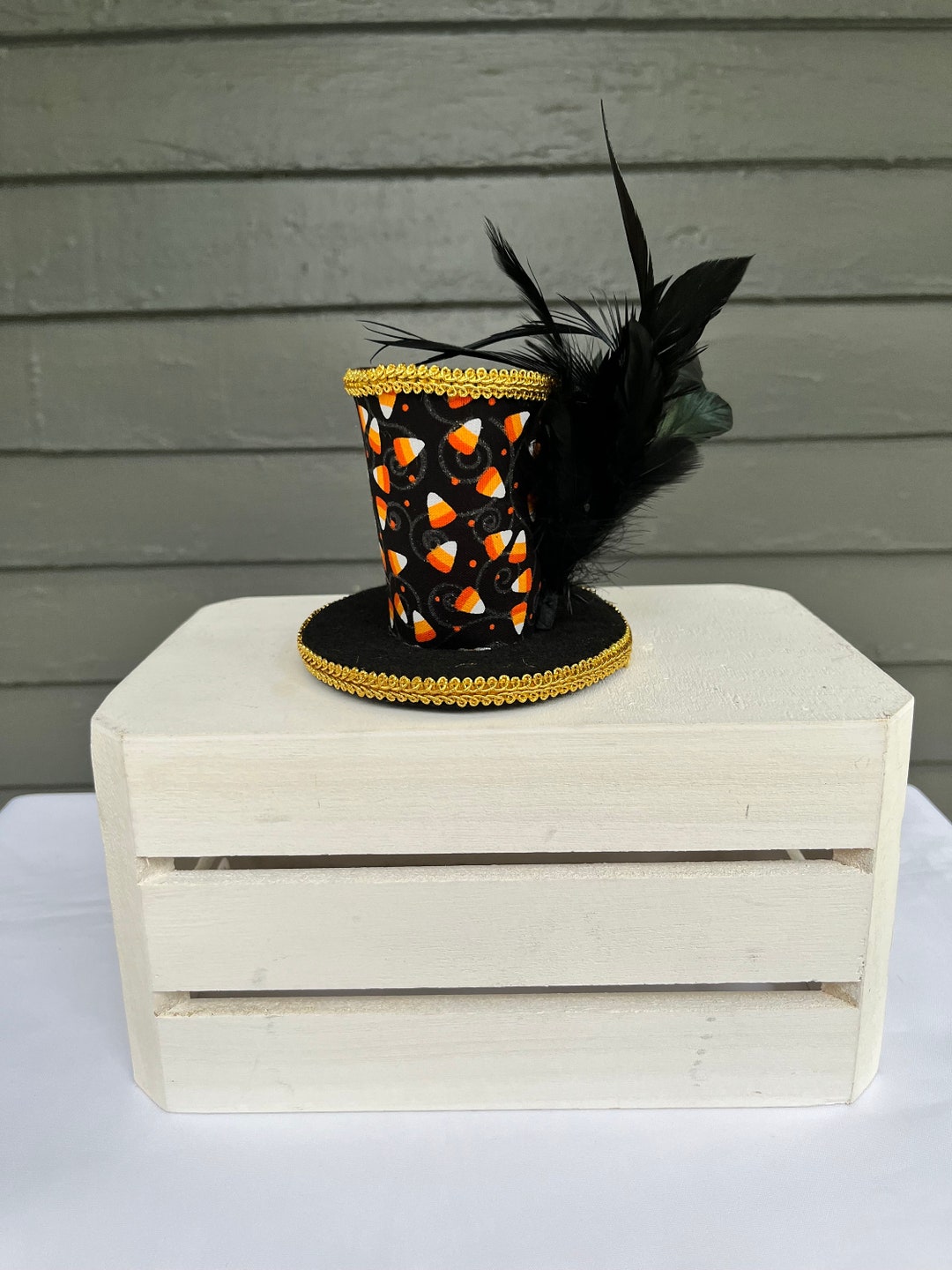 Mini Top Hat Halloween Mini Top Hat Wreath Attachment - Etsy