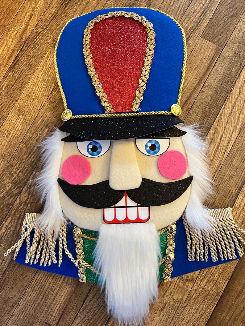 Traditional Nutcracker Wreath Attachment, Christmas, - Etsy