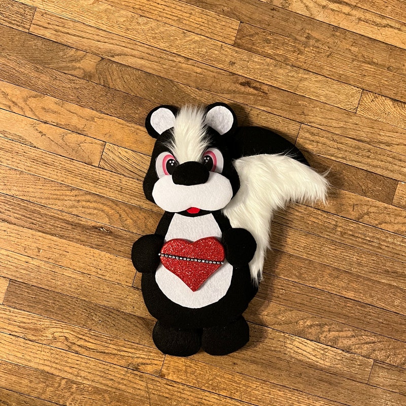 Skunk Valentine Card - Etsy