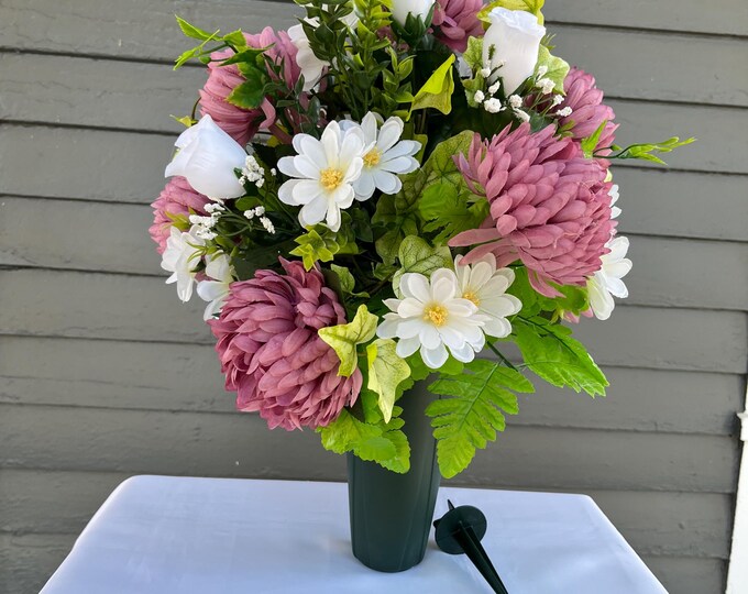 Cemetery Cone, Cemetary Flowers, Memorial Gift, Memorial Flowers ...