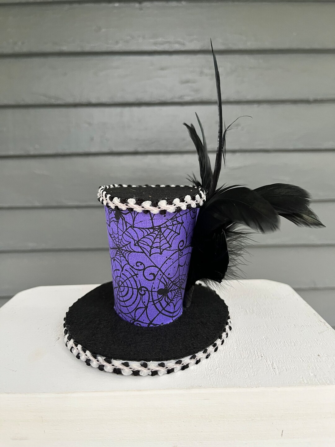 Mini Top Hat Halloween Mini Top Hat Wreath Attachment - Etsy