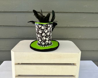 Mini Top Hat, Halloween Mini Top Hat, Wreath Attachment, Wreath Accent ...
