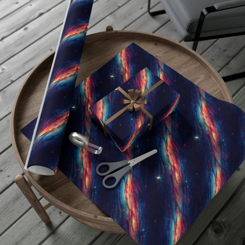 Sustainable Eco-gift Wrap | Galaxy Wrapping Paper for Any Holiday and ...
