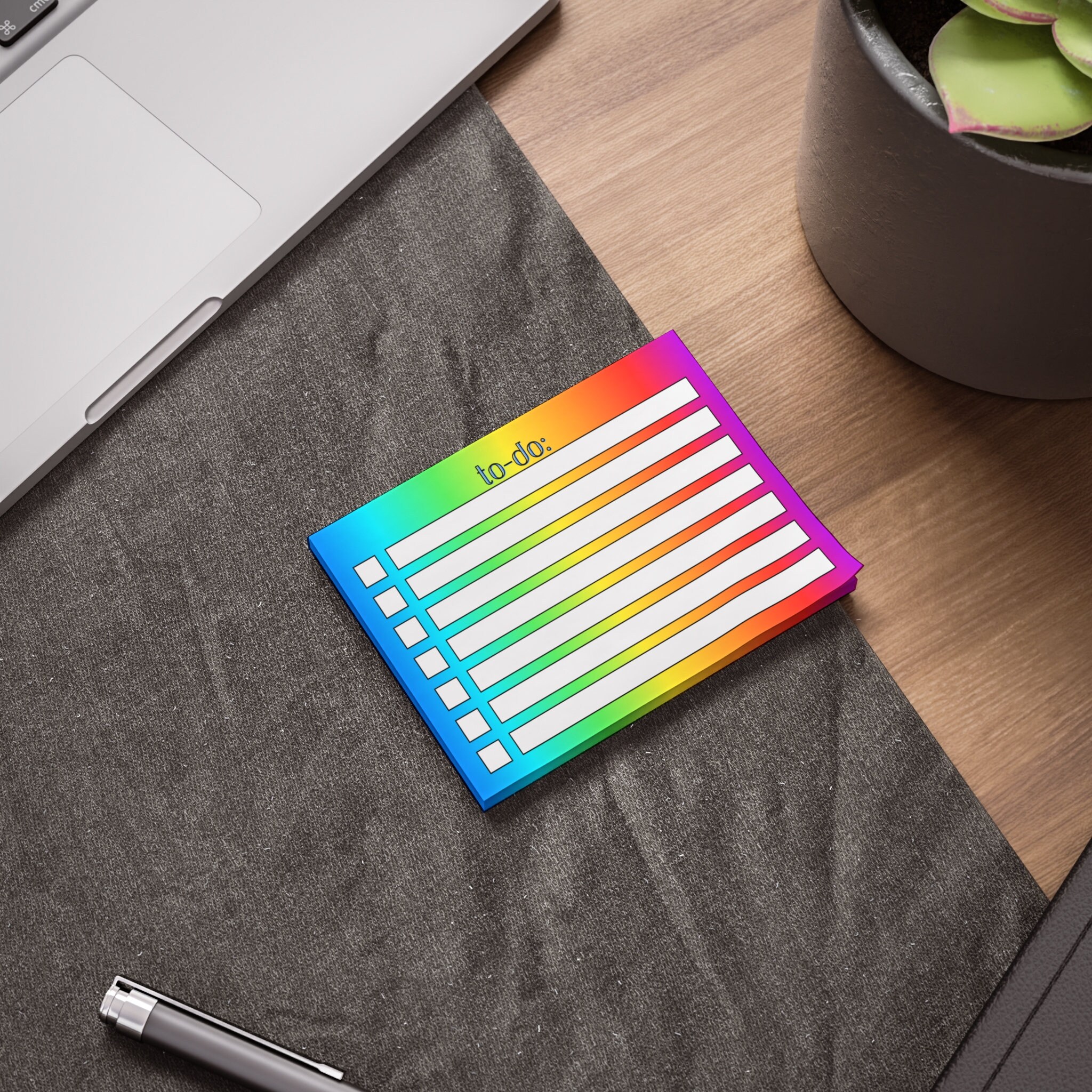 Rainbow To-do Post-it® Note Pads - Etsy
