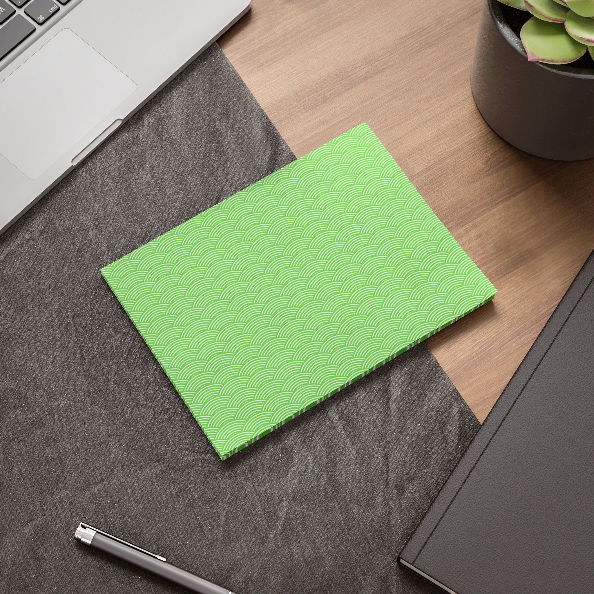 Eco Post-its Green Seamless Wave Pattern Post-it® Note Pads Get ...