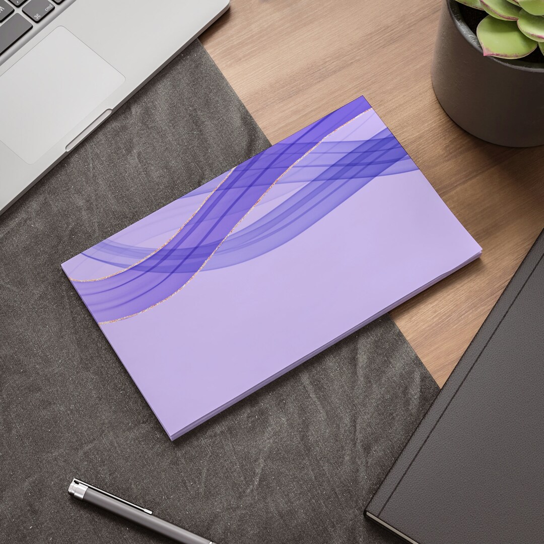 Eco Post-its Light Purple and Gold Ink Print Post-it® Note Pads Get ...