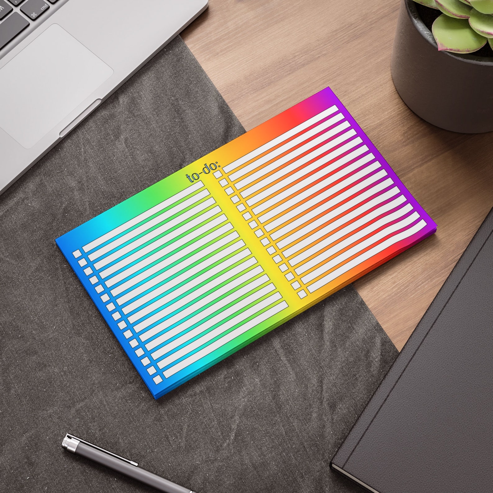 Rainbow To-do Post-it® Note Pads - Etsy