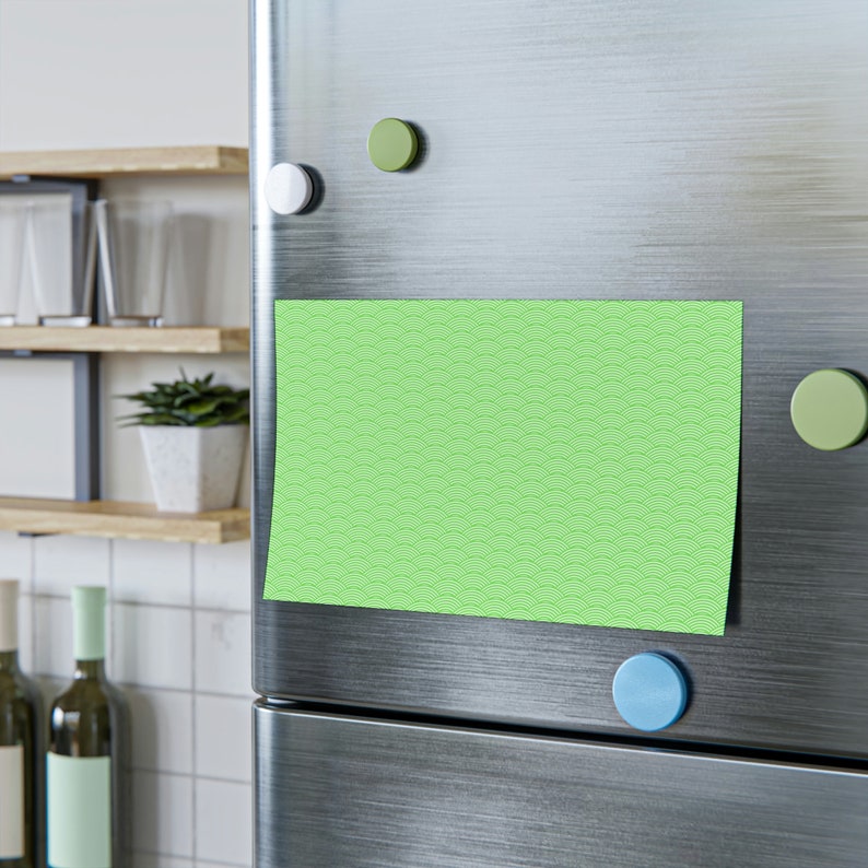 Eco Post-its Green Seamless Wave Pattern Post-it® Note Pads Get ...