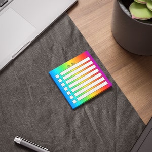 Rainbow To-do Post-it® Note Pads - Etsy