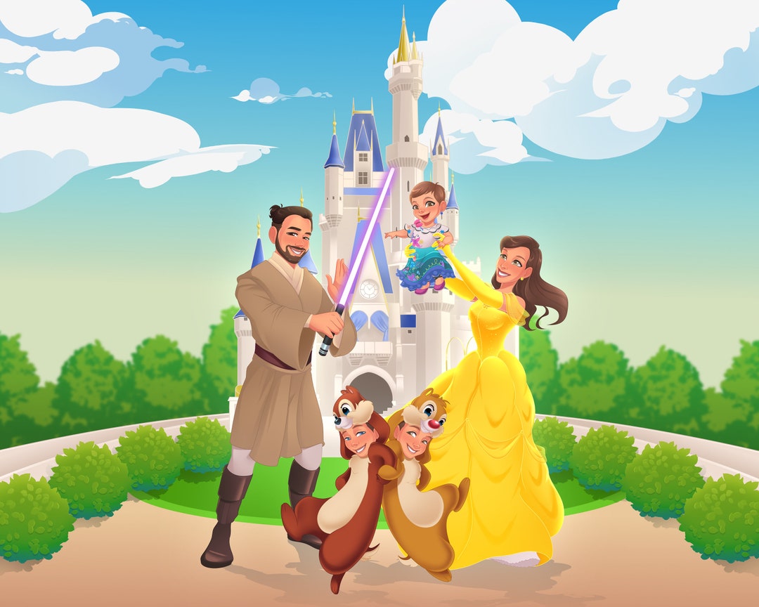 Personalized Family Tree, Family Tree Printable, Custom Family Portrait ...