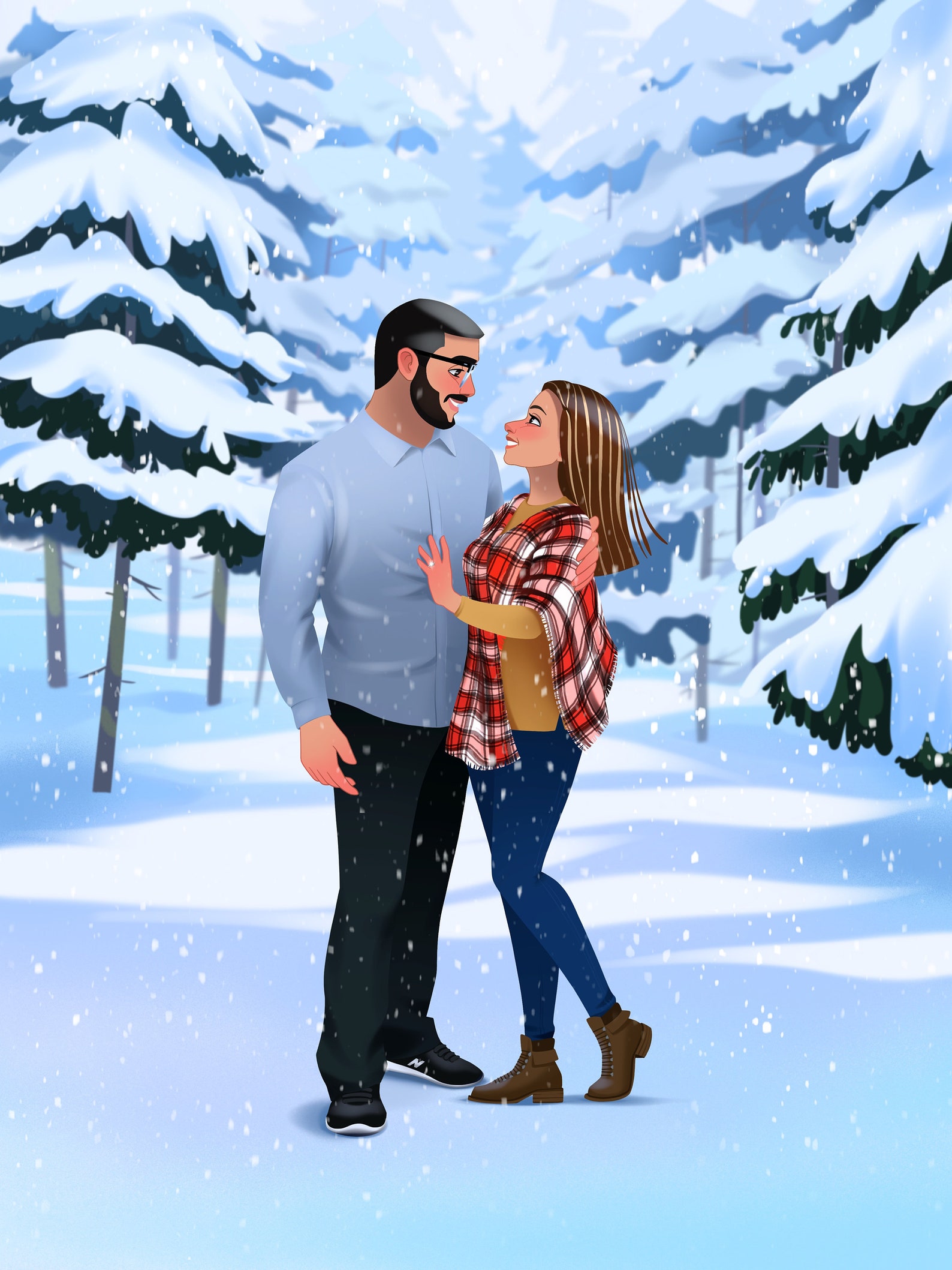 Custom Illustration Portrait | Cartoon Portrait From Photo | Cartoon ...