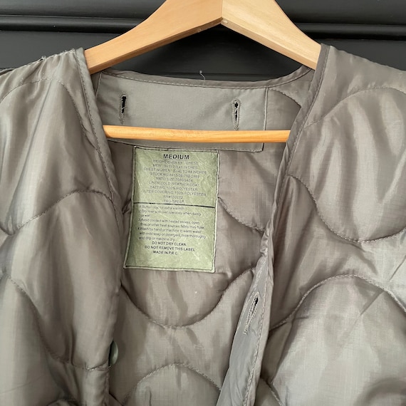 Spring Genuine Issue M-65 Field Jacket Liner with But… - Gem