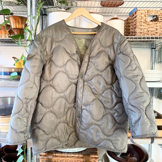 Spring Genuine Issue M-65 Field Jacket Liner with But… - Gem