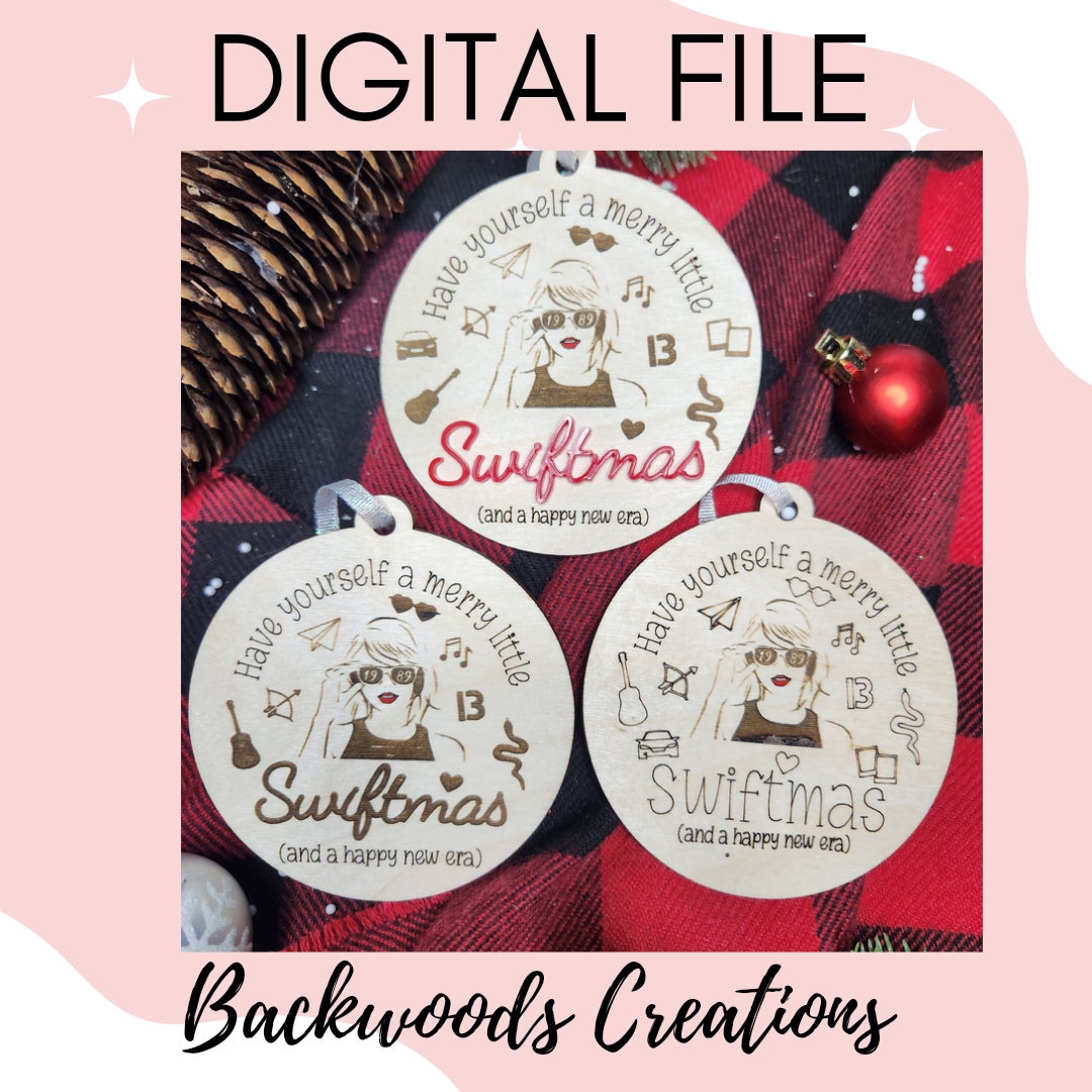 New Era Swiftmas Ornament Digital File SVG | Merry Swiftmas Ornament ...