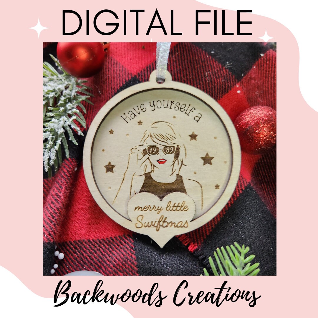 3D Swiftmas Ornament Digital File SVG | Merry Swiftmas Ornament ...