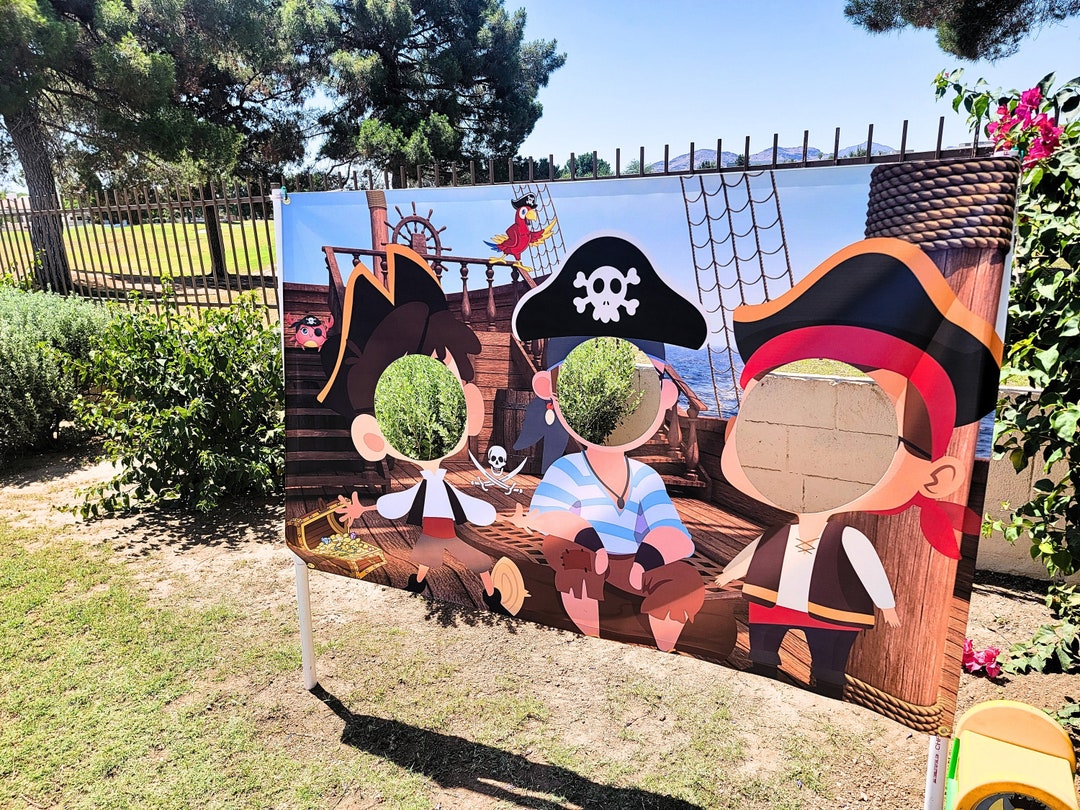 Pirate Party Event Banner, Pirate Photo Prop, Pirate Party Décor, Photo ...