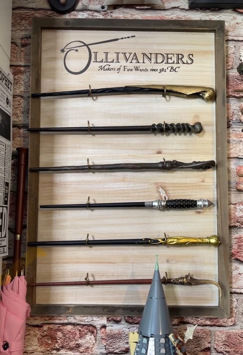 Wand Display Case, Wand Holder, Wand Display, Wand Stand, Wand Rack, - Etsy