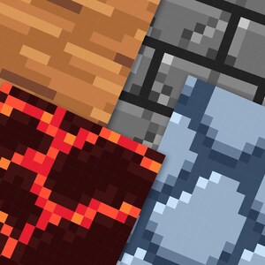 8-bit Pixel Art Textures: 20 Seamless Retro Designs (digital Paper Pack ...