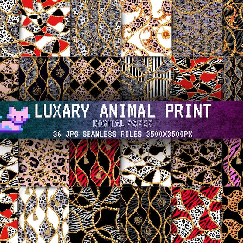 Animal Print Paper - Etsy