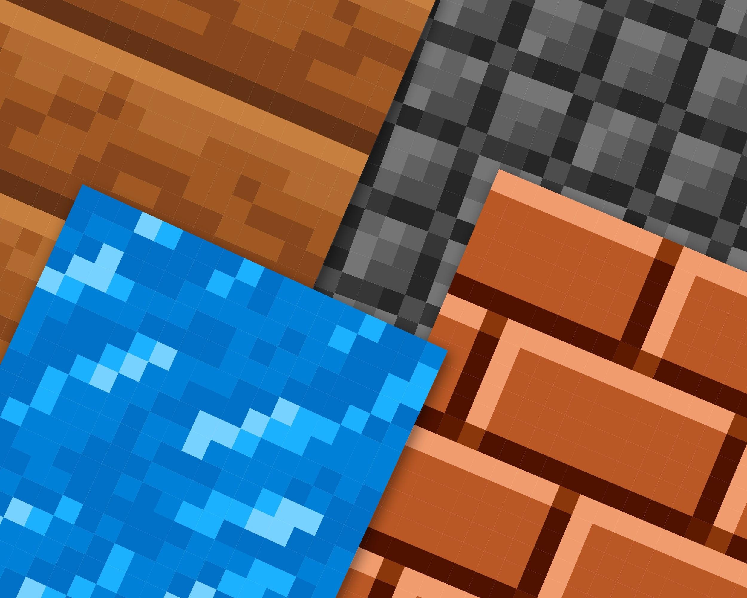 8-bit Pixel Art Textures: 20 Seamless Retro Designs (digital Paper Pack ...
