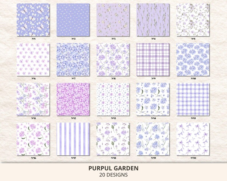 Neutral Cottagecore Digital Paper Pack, Soft Floral Patterns, Vintage ...