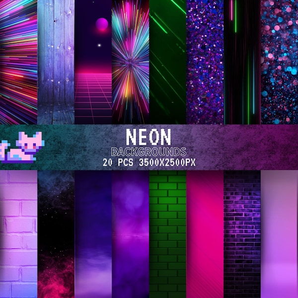 Glow Party Backdrop - Etsy