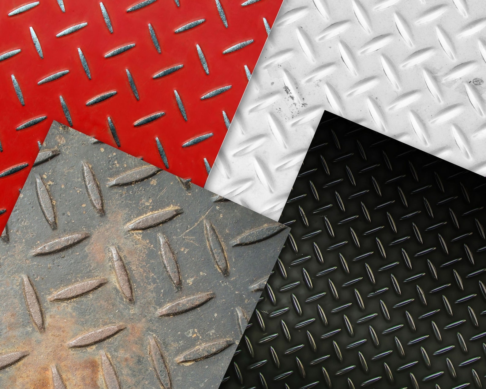 Diamond Checker Digital Paper. 24 Metal Plate Patterns for Scrapbooking ...