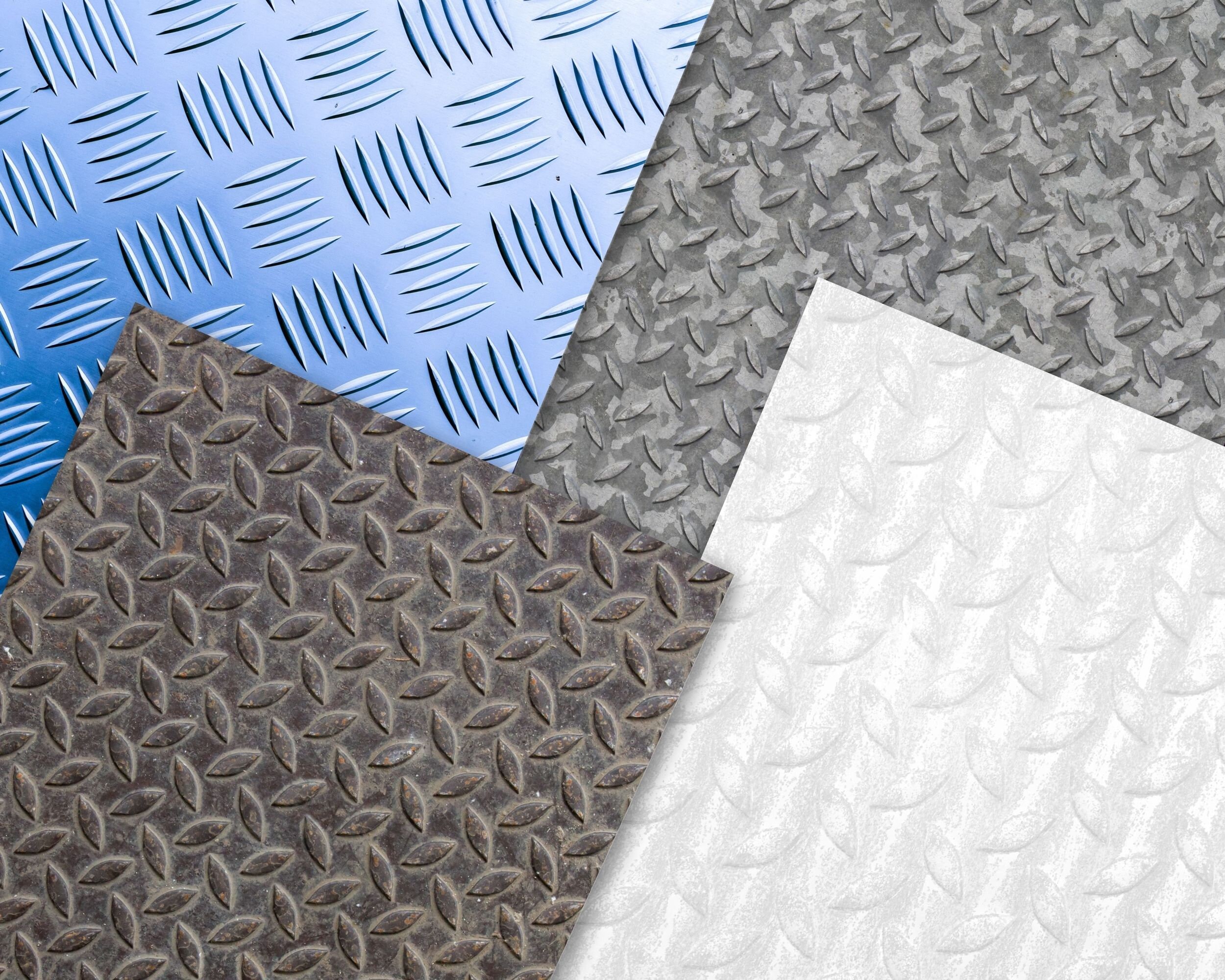 Diamond Checker Digital Paper. 24 Metal Plate Patterns for Scrapbooking ...