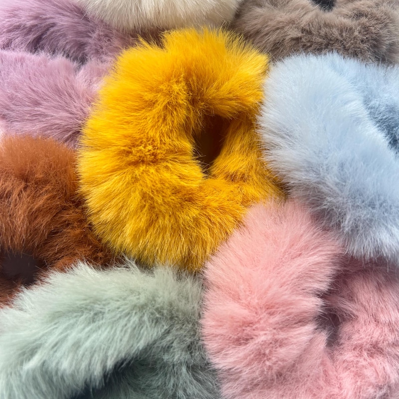 Fur Hair Bobbles - Etsy UK