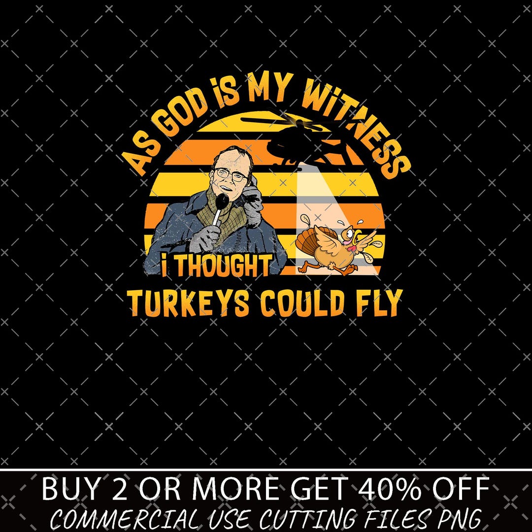 First Annual WKRP Thanksgiving Day Turkey Drop Les Nessman PNG, Funny ...