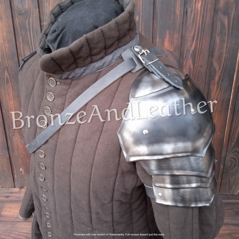 Blackened Single Pauldron - Etsy