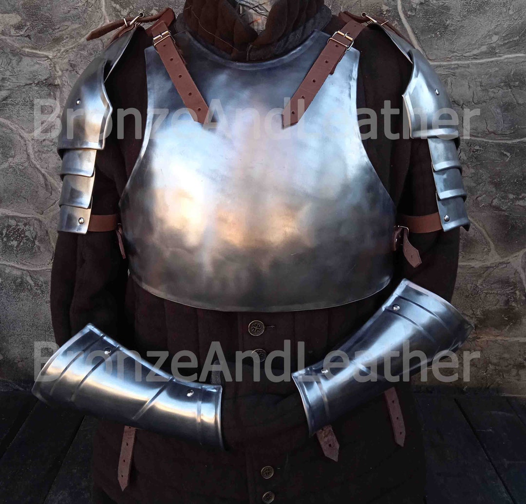 Set Chest Armor, Pair of Pauldrons, Pair of Bracers - Etsy