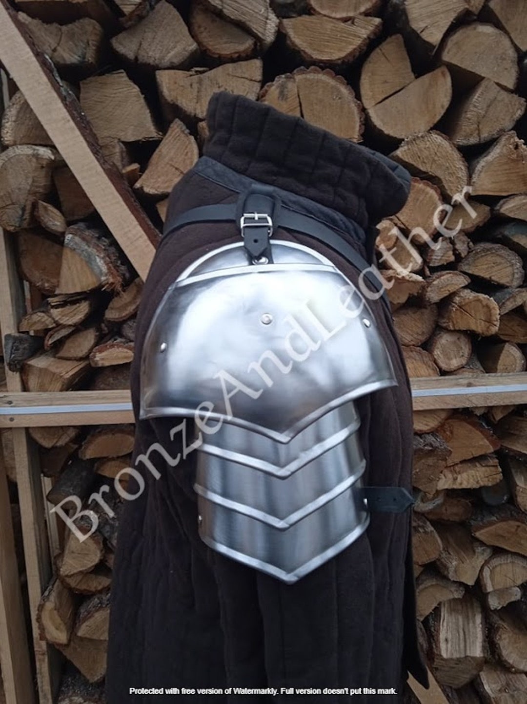 Single Steel Pauldron - Etsy