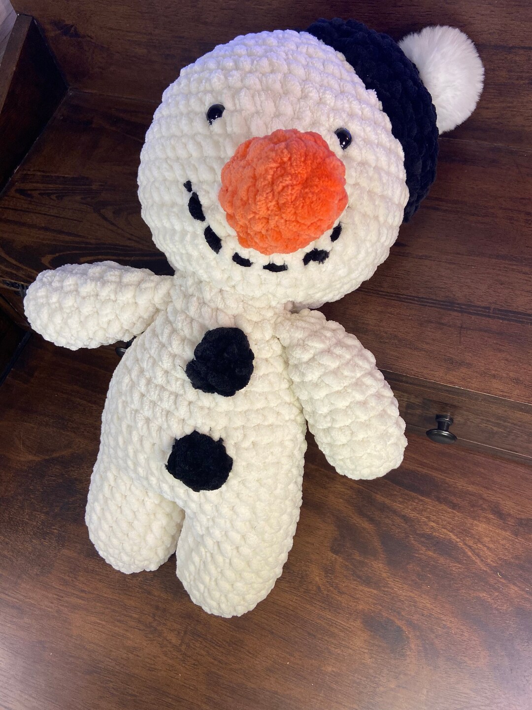 Snowman Plushie - Etsy