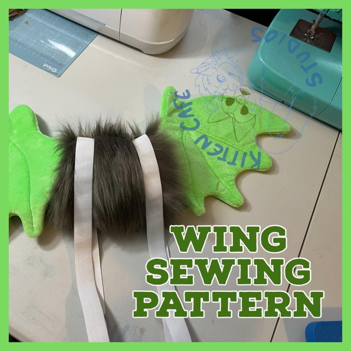 5 Styles! - PATTERN + TUTORIAL DIY Fursuit Wing - Etsy