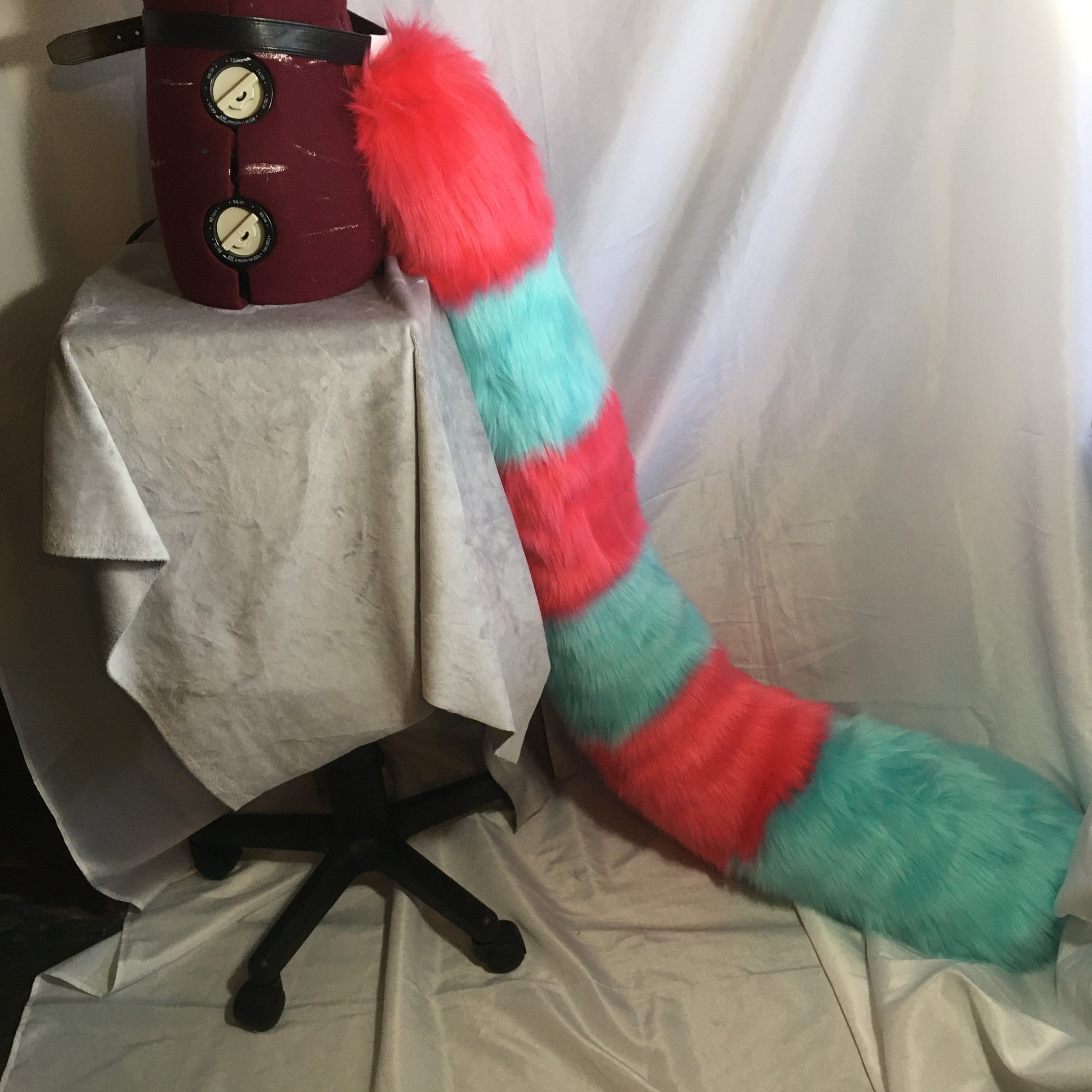 CUSTOM Red Panda Fursuit Tail - Etsy