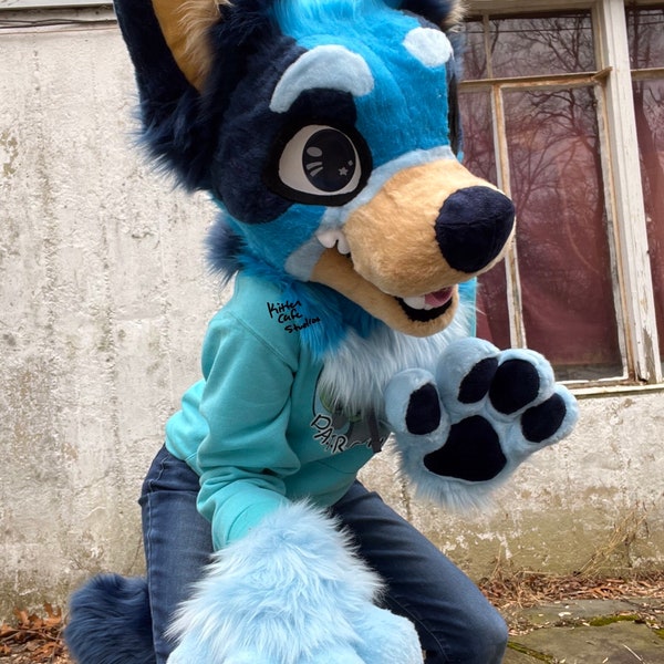 Bluey Fursuit - Etsy
