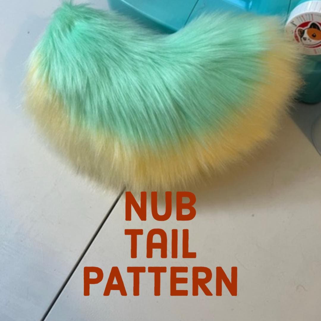 DIY Fursuit Nub Tail PATTERN TUTORIAL - Etsy