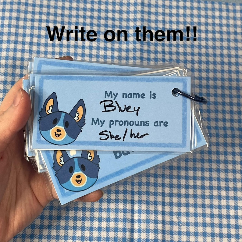 Bluey Autistic Nonverbal Nonspeaking Communication Cards for Adults ...