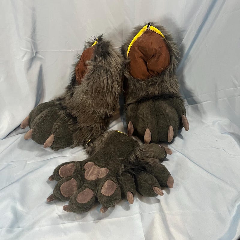 Furry Feet Art - Etsy