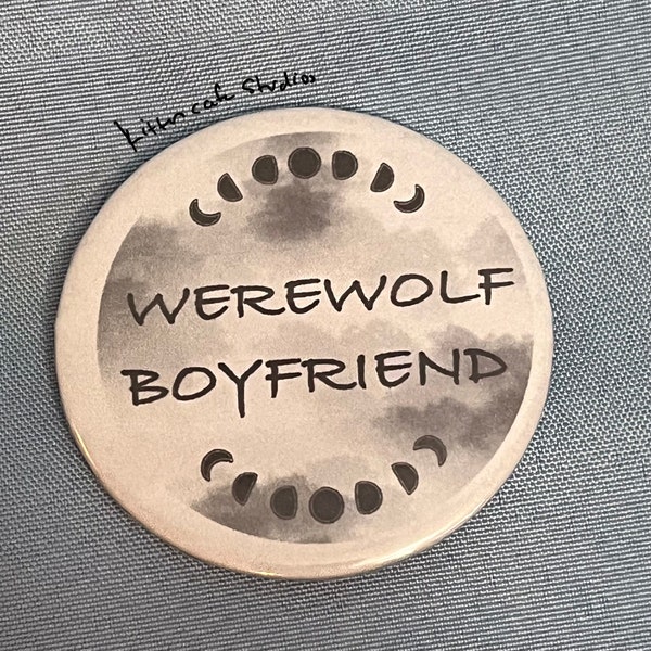 Werewolf Pin - Etsy