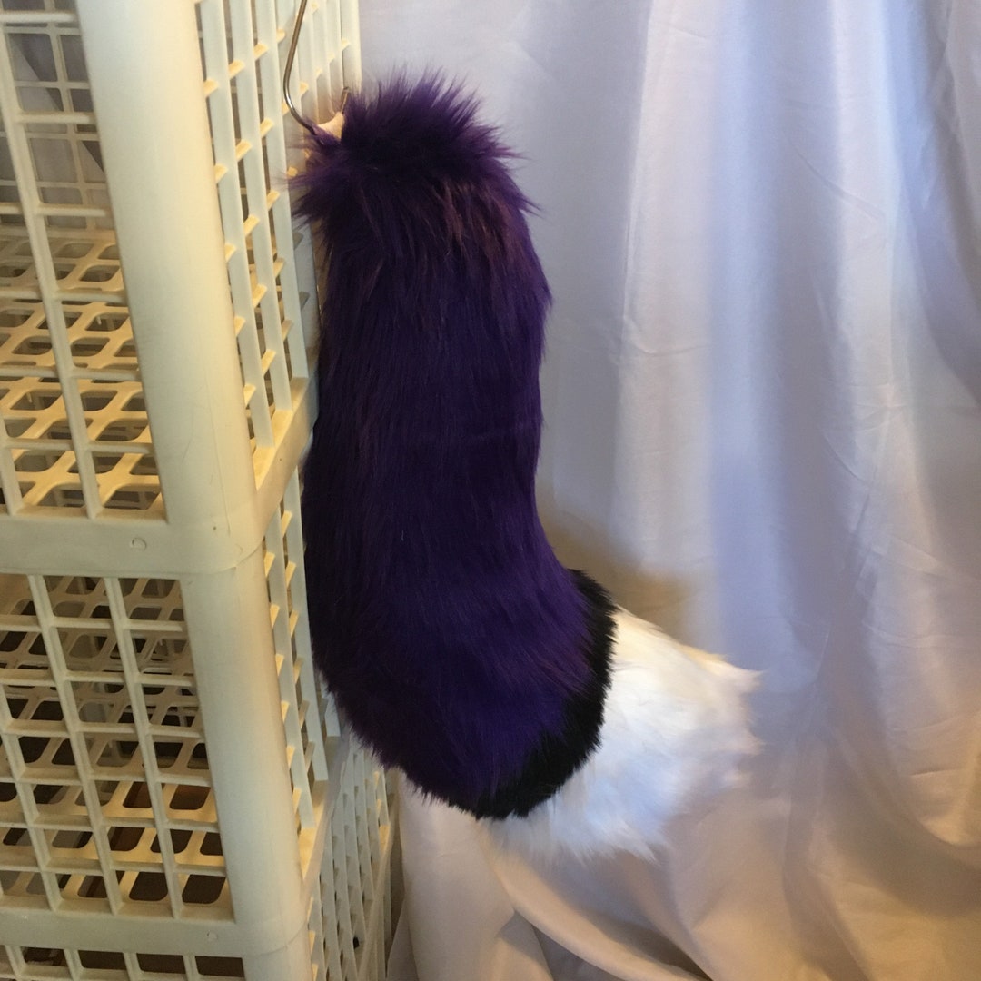 Purple Fursuit Fox Tail - Etsy