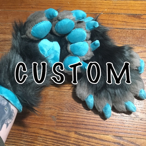 CUSTOM Fursuit 5 Finger Hand Paws - Etsy