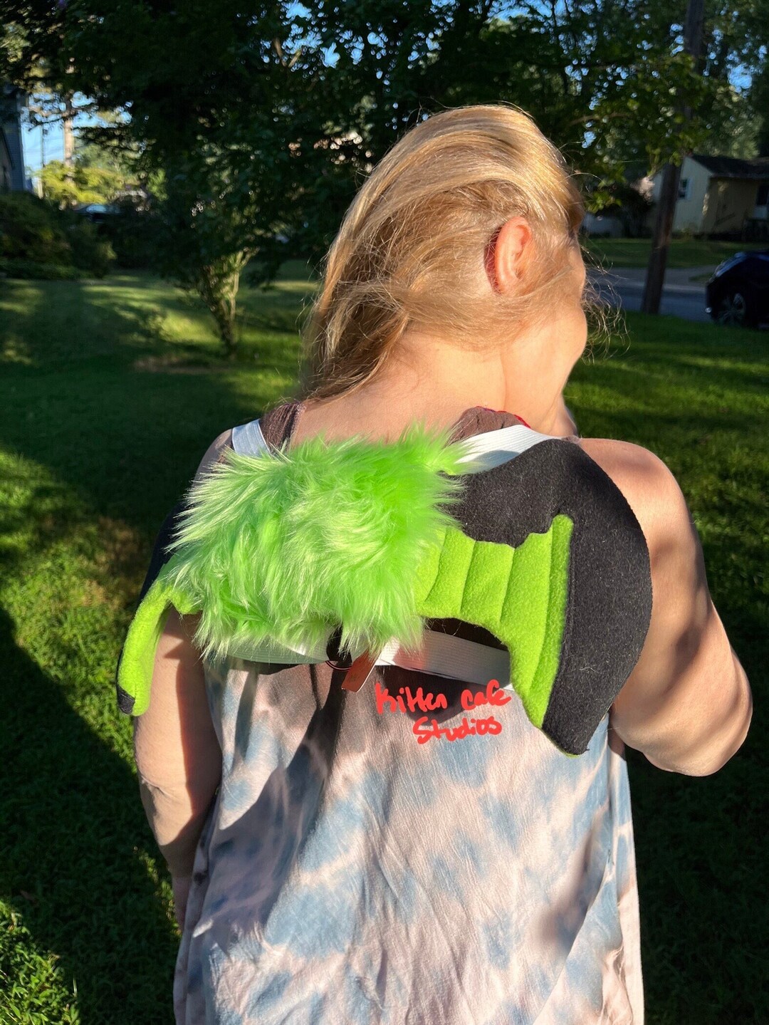 Cosplay Fursuit Wings Lime / Black - Etsy