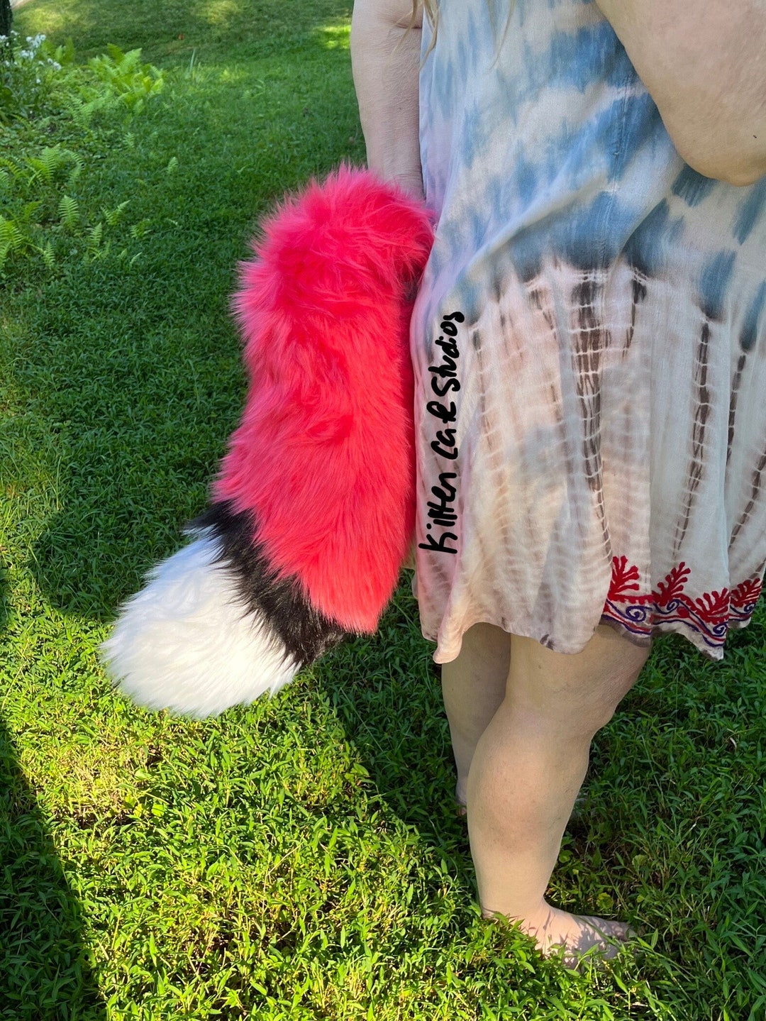 Pink Fox Fursuit Tail - Etsy