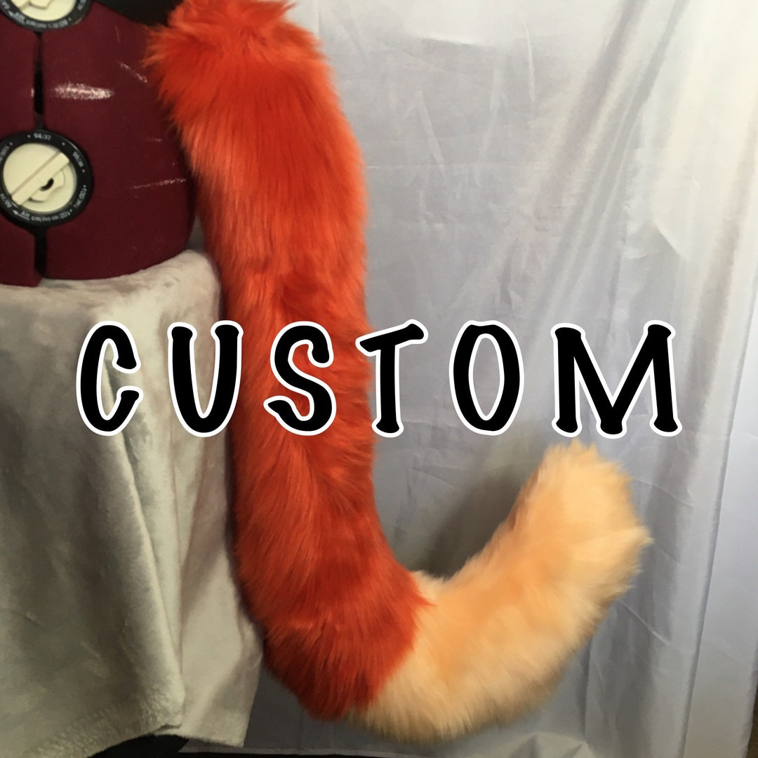 CUSTOM Curled Cat Fursuit Tail - Etsy